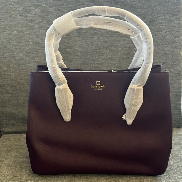kate spade | Bags | Nwt Kate Spade Cove Street Ariel Tote Mahogany ...